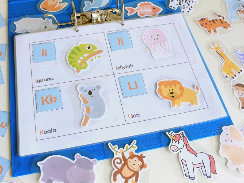 Alphabet Busy Book Printable, Toddler Busy Binder, ABC Quiet Book - Etsy