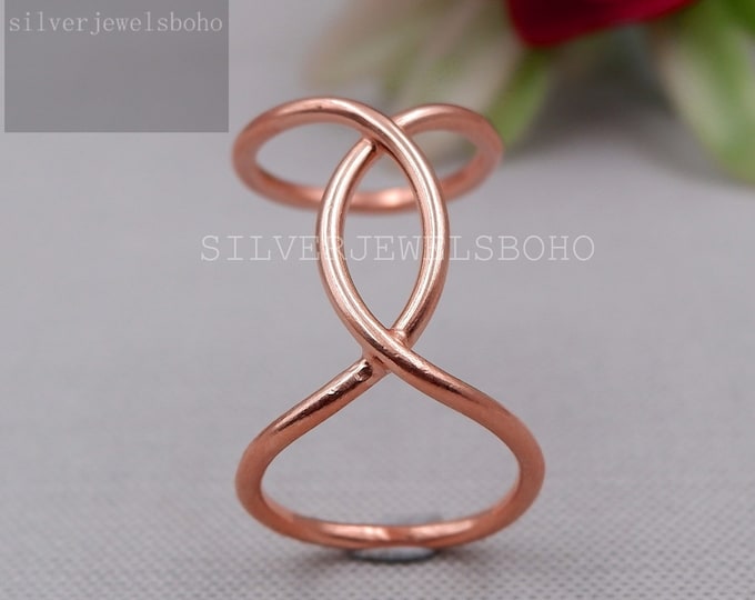 Copper Finger Splint Ring Sterling Silver Lateral Deviation Arthritis ...