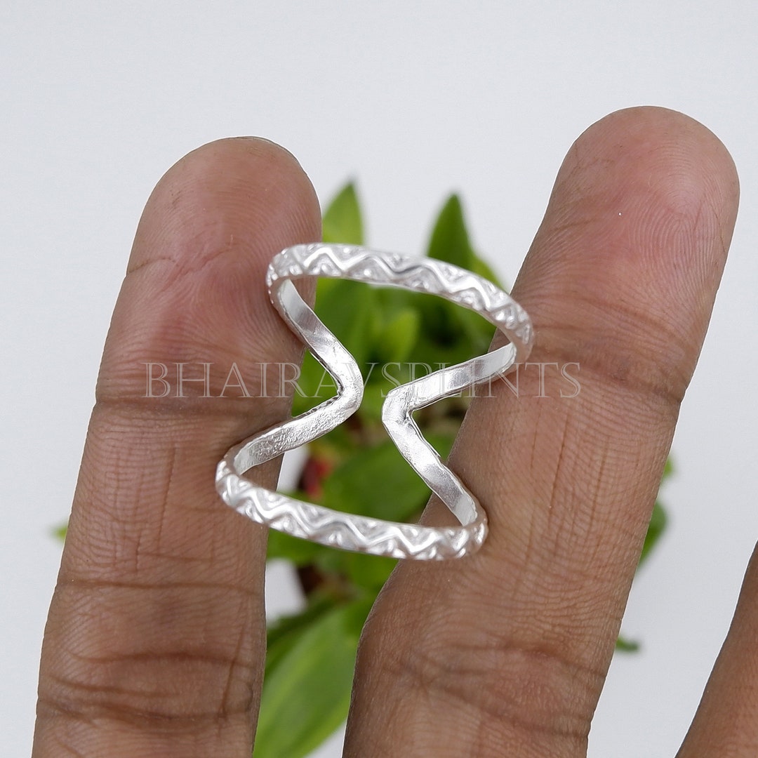 Adjustable Splint Ring - 925 Sterling Silver Splint Ring - Handmade ...