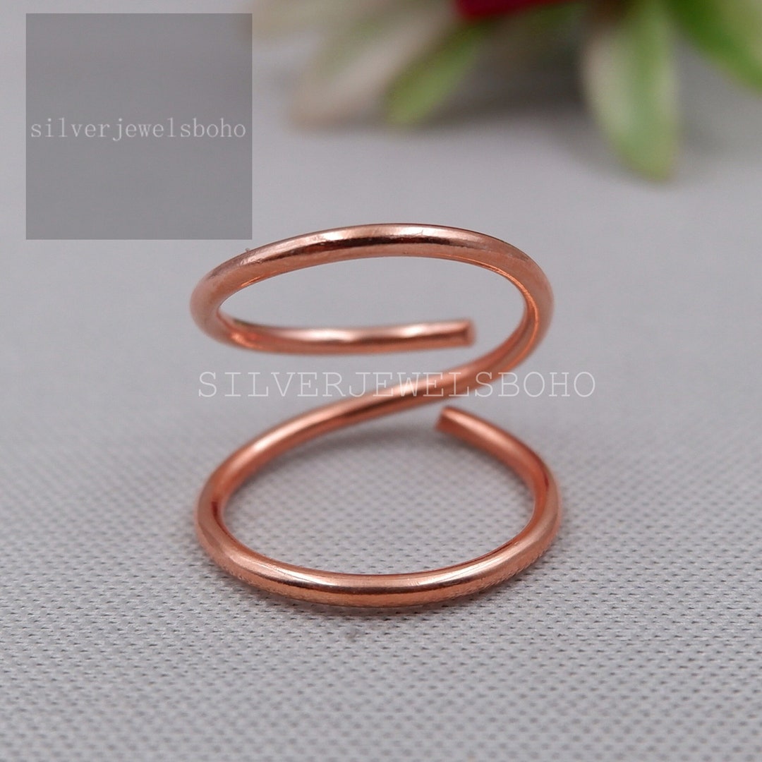 Arthritis Finger Splint Ring Brass or Sterling Silver, Copper Splint ...