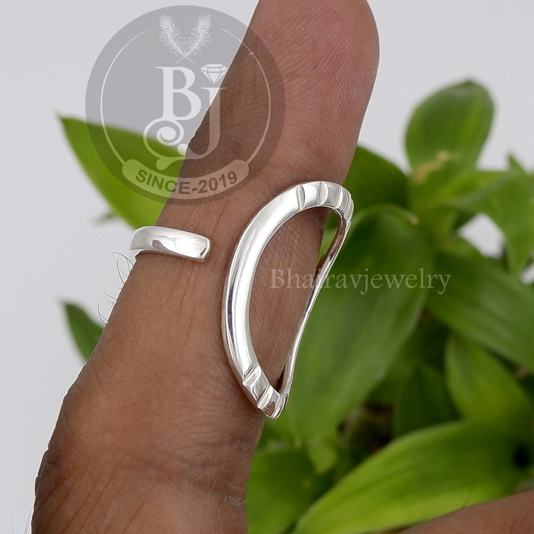 Adjustable Splint Ring 925 Sterling Silver Splint Ring Finger Splint ...