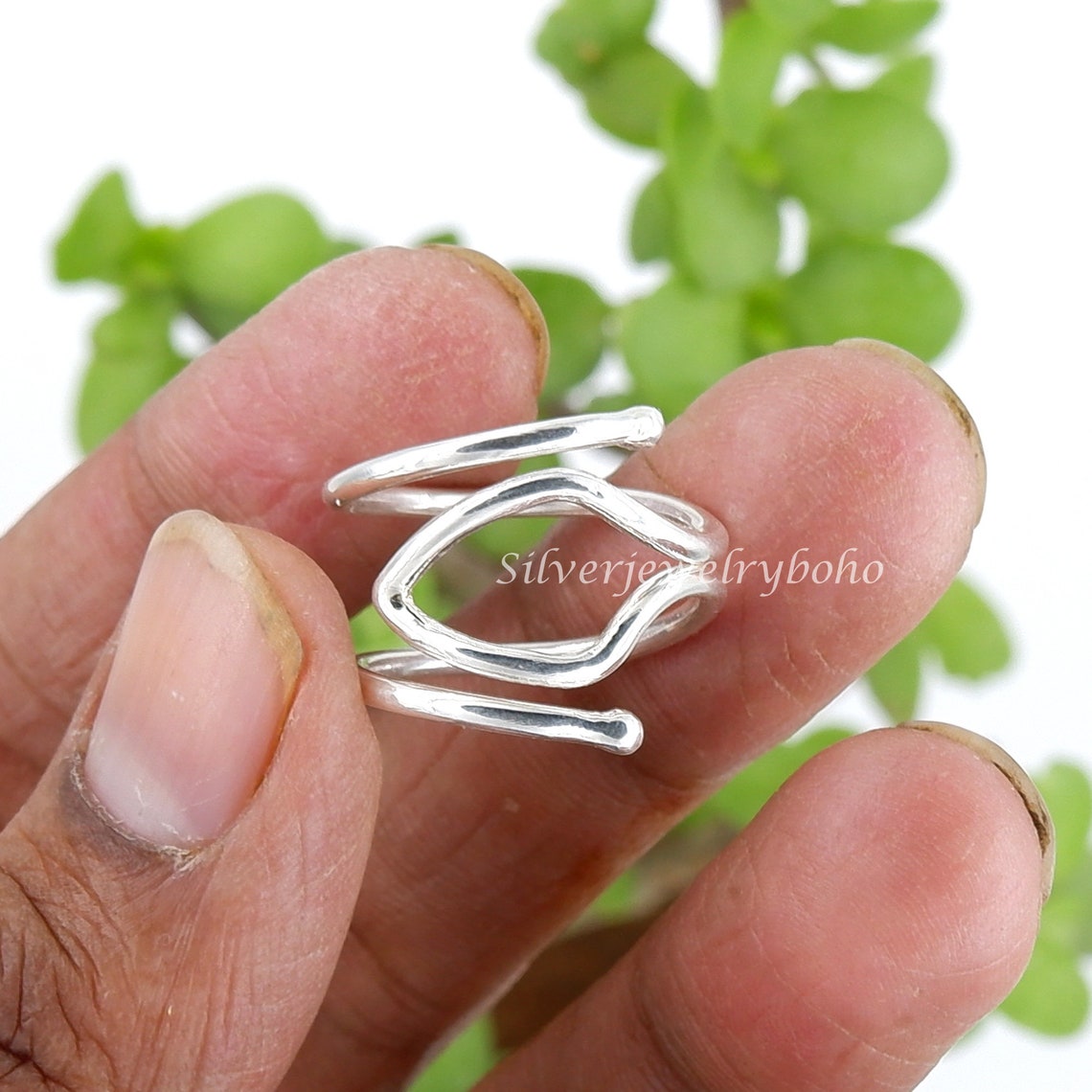 Arthritis Ring - Sterling Silver Splint Ring - Finger Splint Ring ...