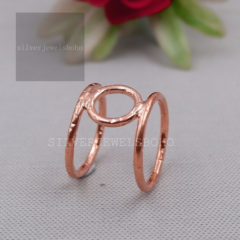 Copper or Sterling Silver Lateral Deviation Arthritis Splint Ring ...