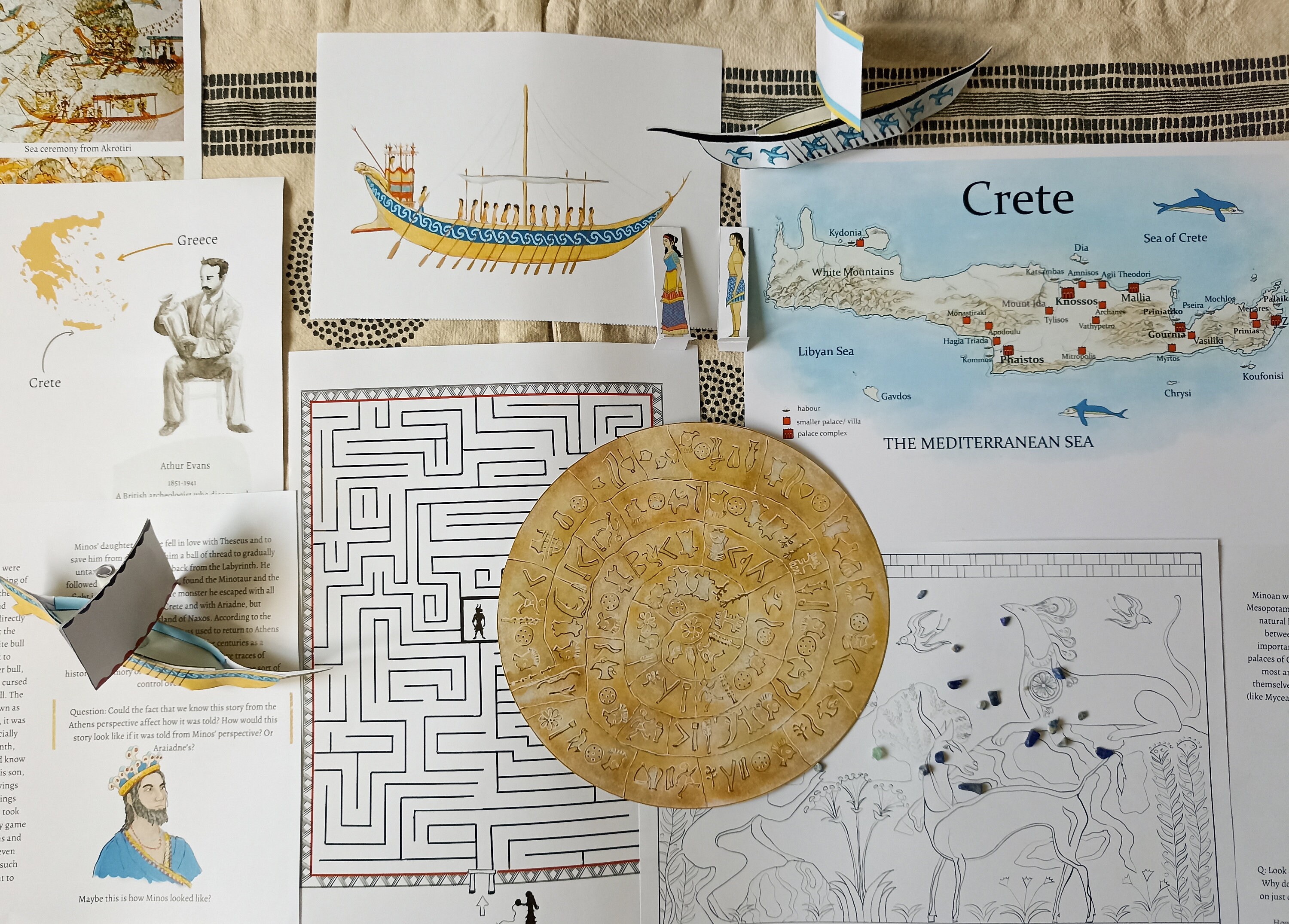 Minoan Unit Study, Montessori Ancient Greece History Resources - Etsy