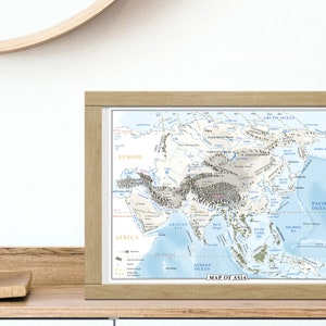 Maps of Asia - Physical, Political, and Biomes - Printable Geography ...