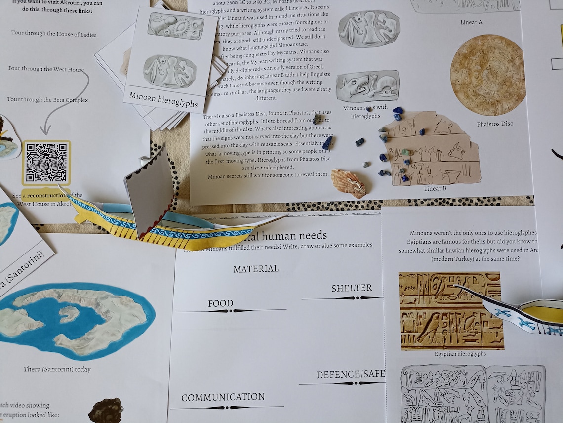 Minoan Unit Study, Montessori Ancient Greece History Resources - Etsy