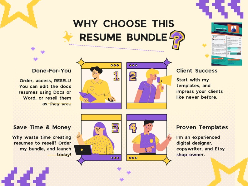 610 PLR Resume Templates With Master Resell Rights: Modern Professional ...