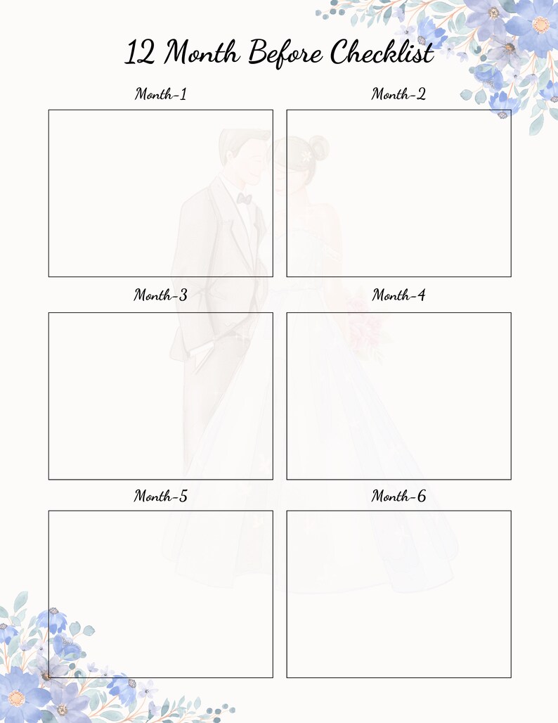 wedding-planner-canva-templates-planner-wedding-journal-etsy