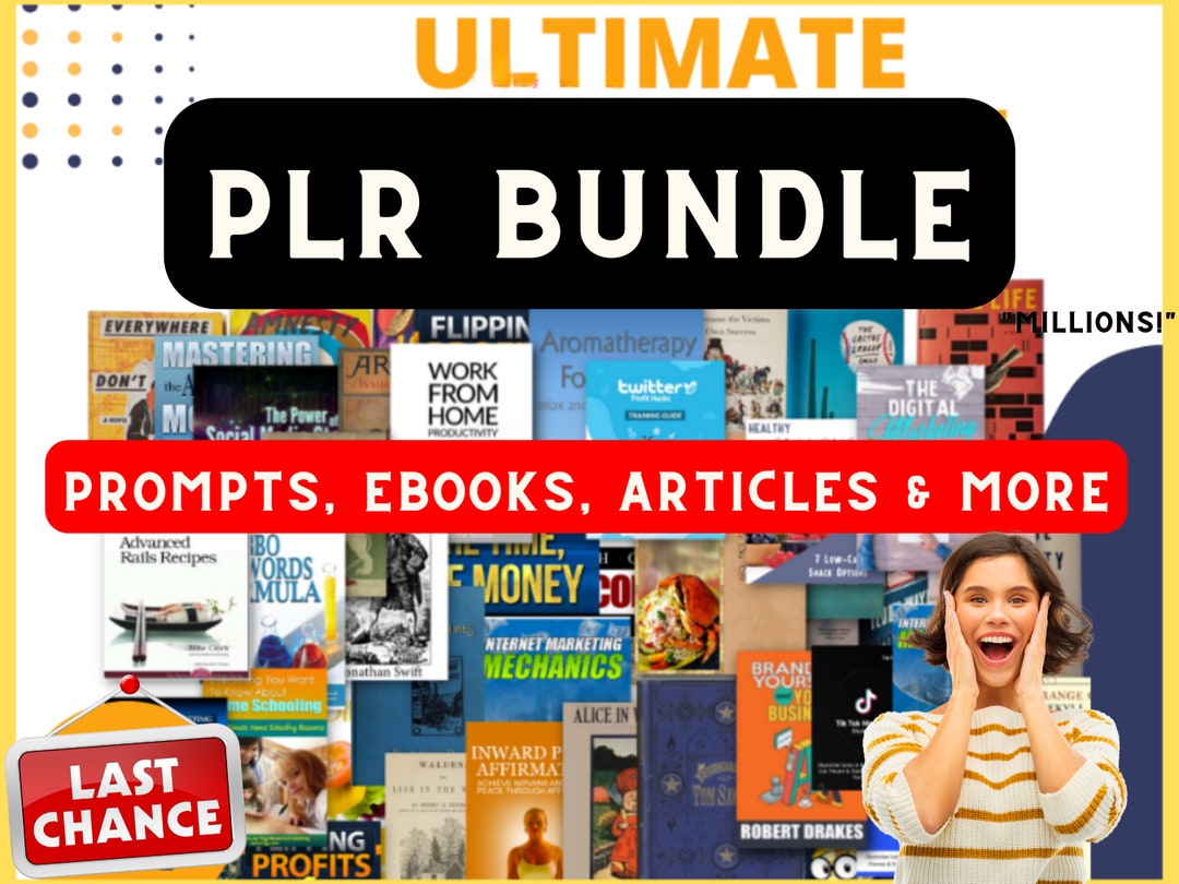 ULTIMATE PLR Bundle: 1 Million Digital PLR Products With Master Resell ...