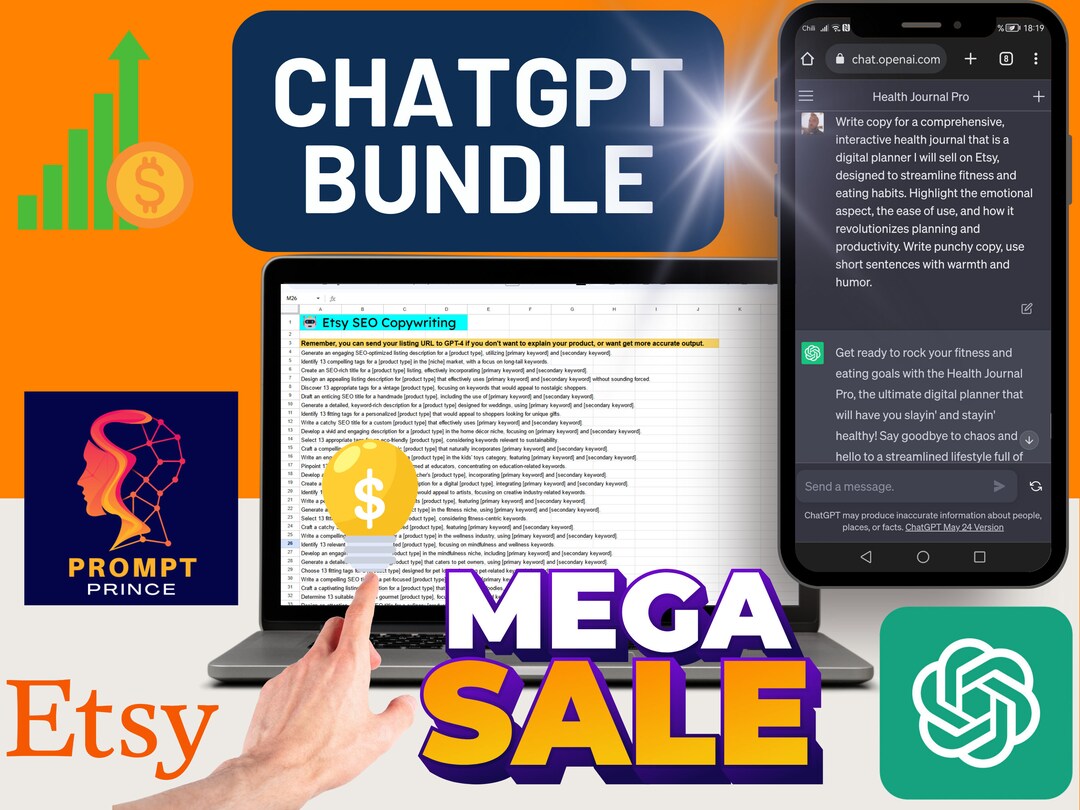 2024 Chatgpt Business Bundle Chatgpt Prompts for Small Business Chatgpt Prompts for Teachers ...