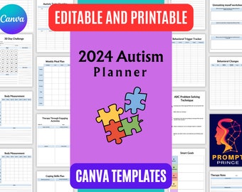 Autism Planner, Autism Planner Binder, Autism Planner Adult, Daily ...