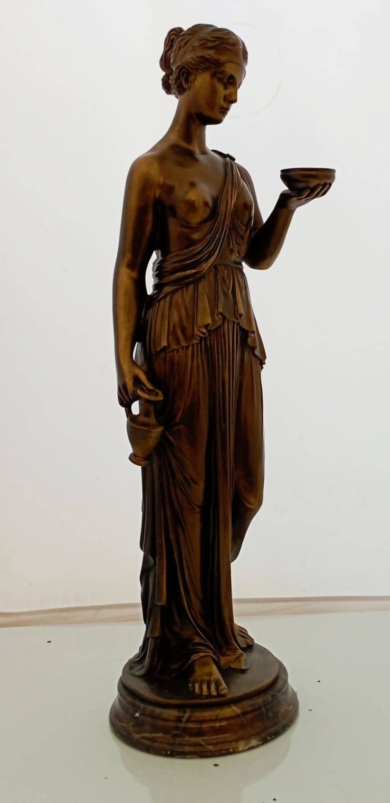 Greek Goddess Statue. Griechische Göttin Statue. Statue of the Greek ...