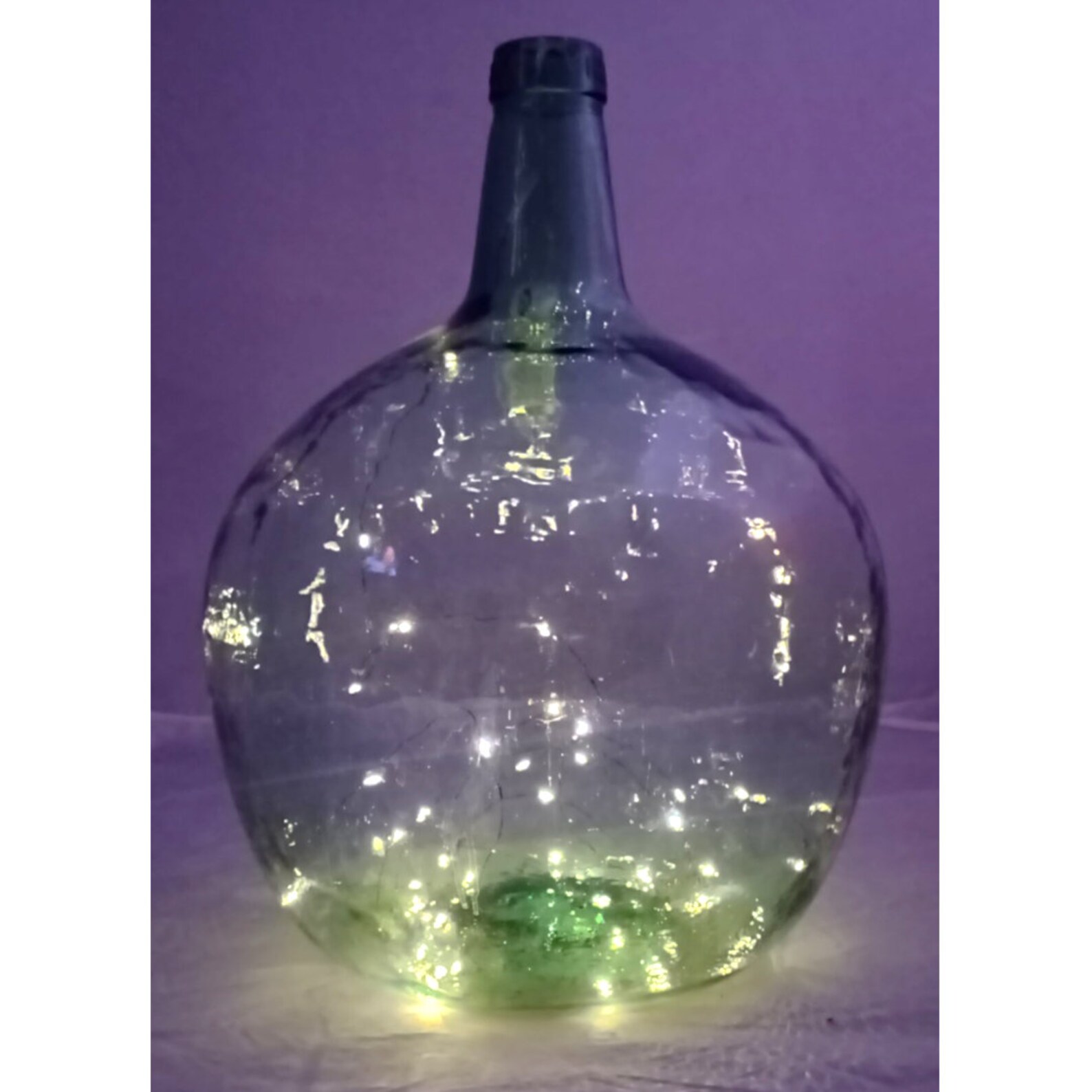 Vintage Spanish Demijohn by Viresa – 20L Hand-blown Green Glass Bottle ...