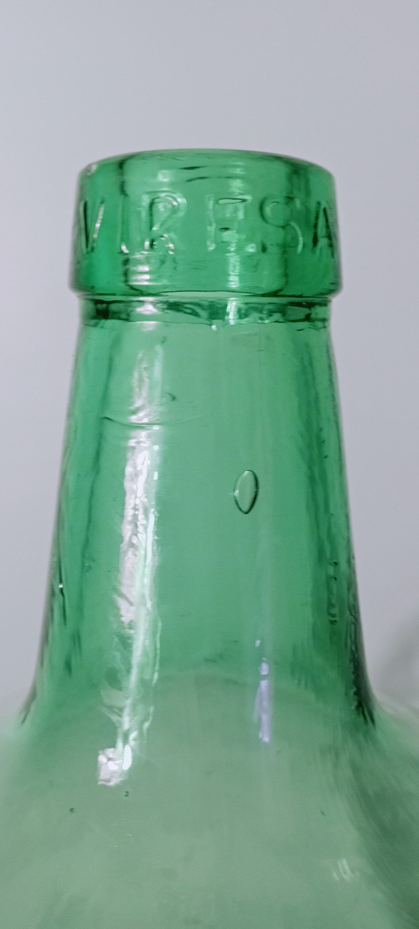 Vintage Spanish Demijohn by Viresa – 20L Hand-blown Green Glass Bottle ...