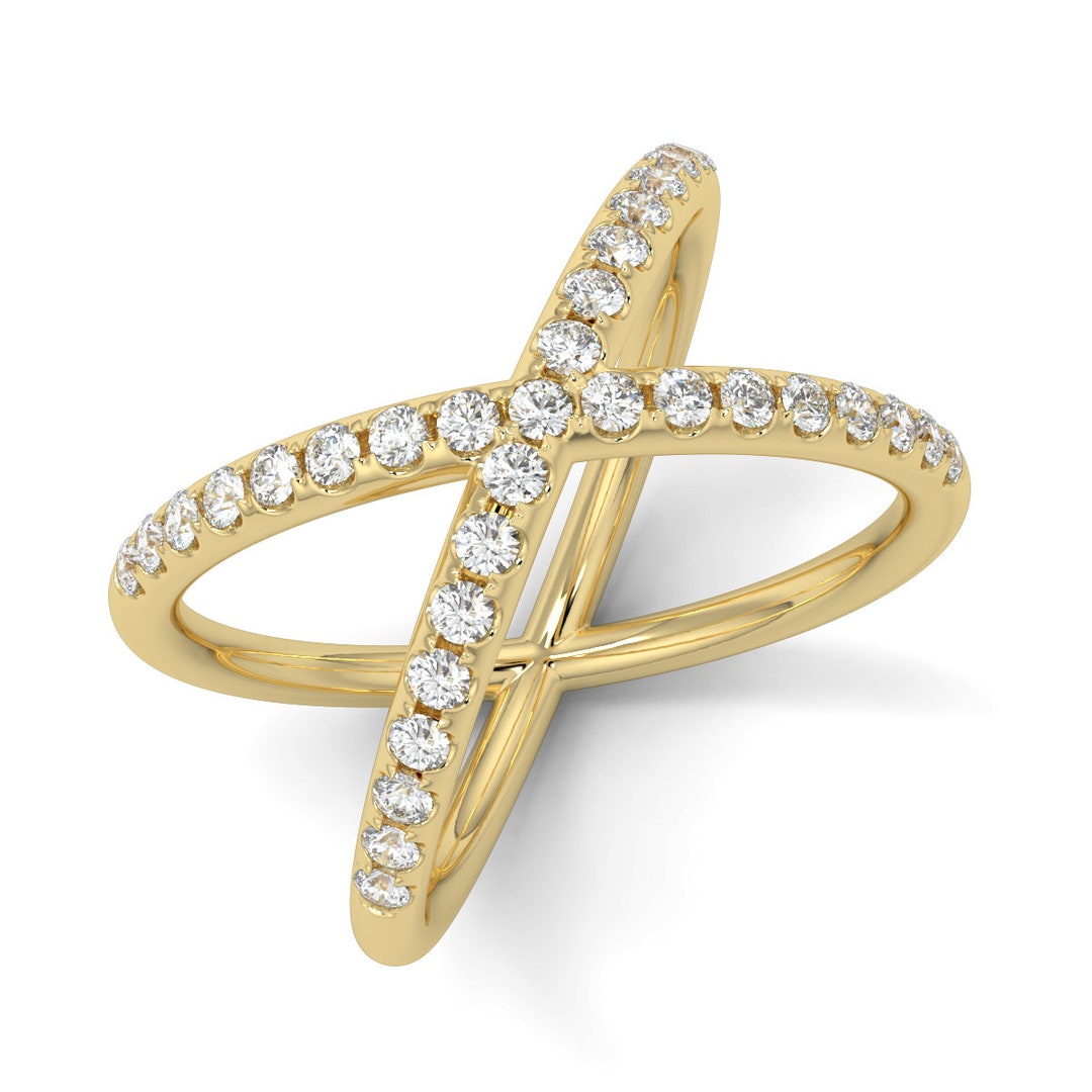 CRUSTY RING, 4.07 Gram, 18k Hallmark Yellow Gold Ring With Certified ...