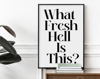 What Fresh Hell Is | Etsy