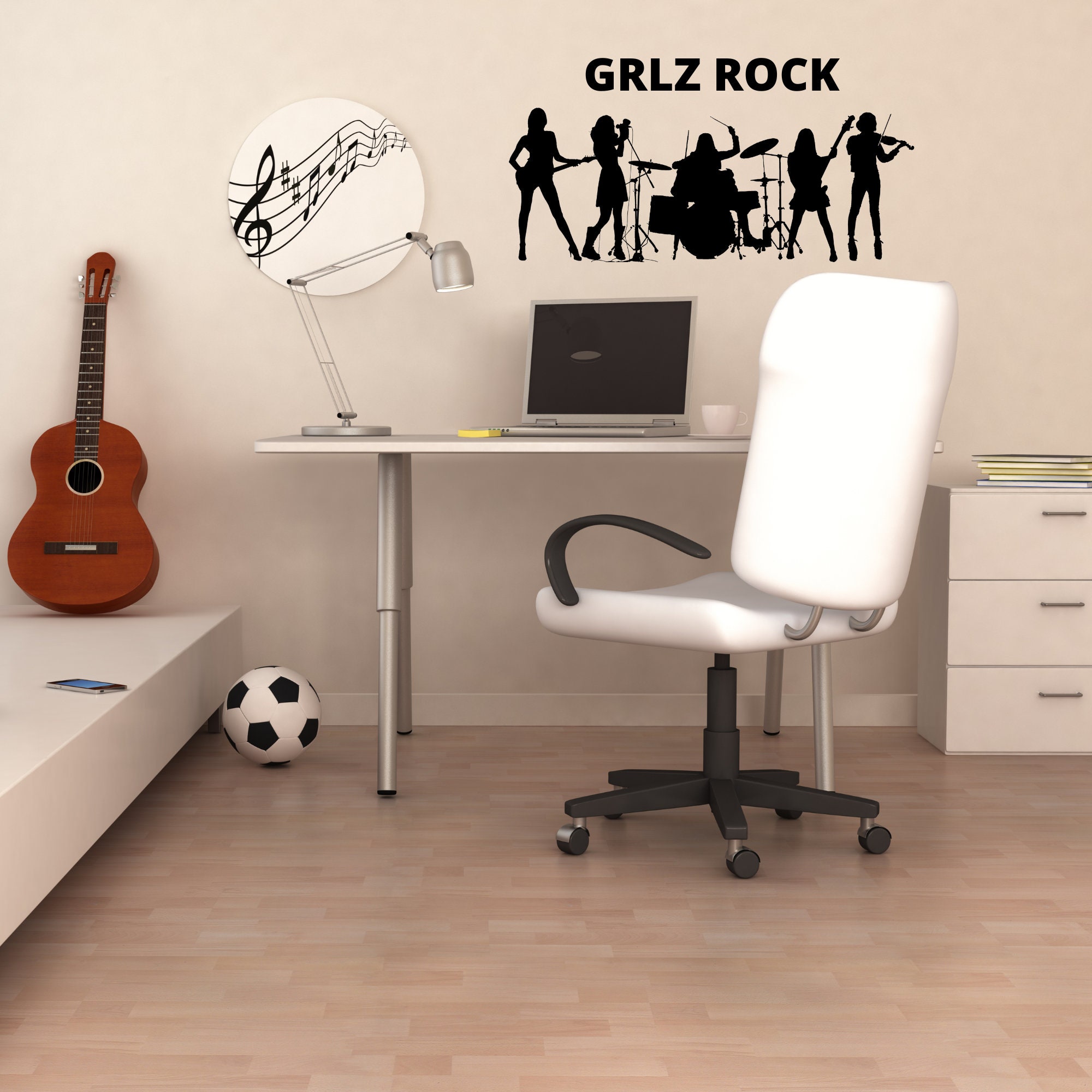 SVG Girls Rock Vector Image Printable Download - Etsy