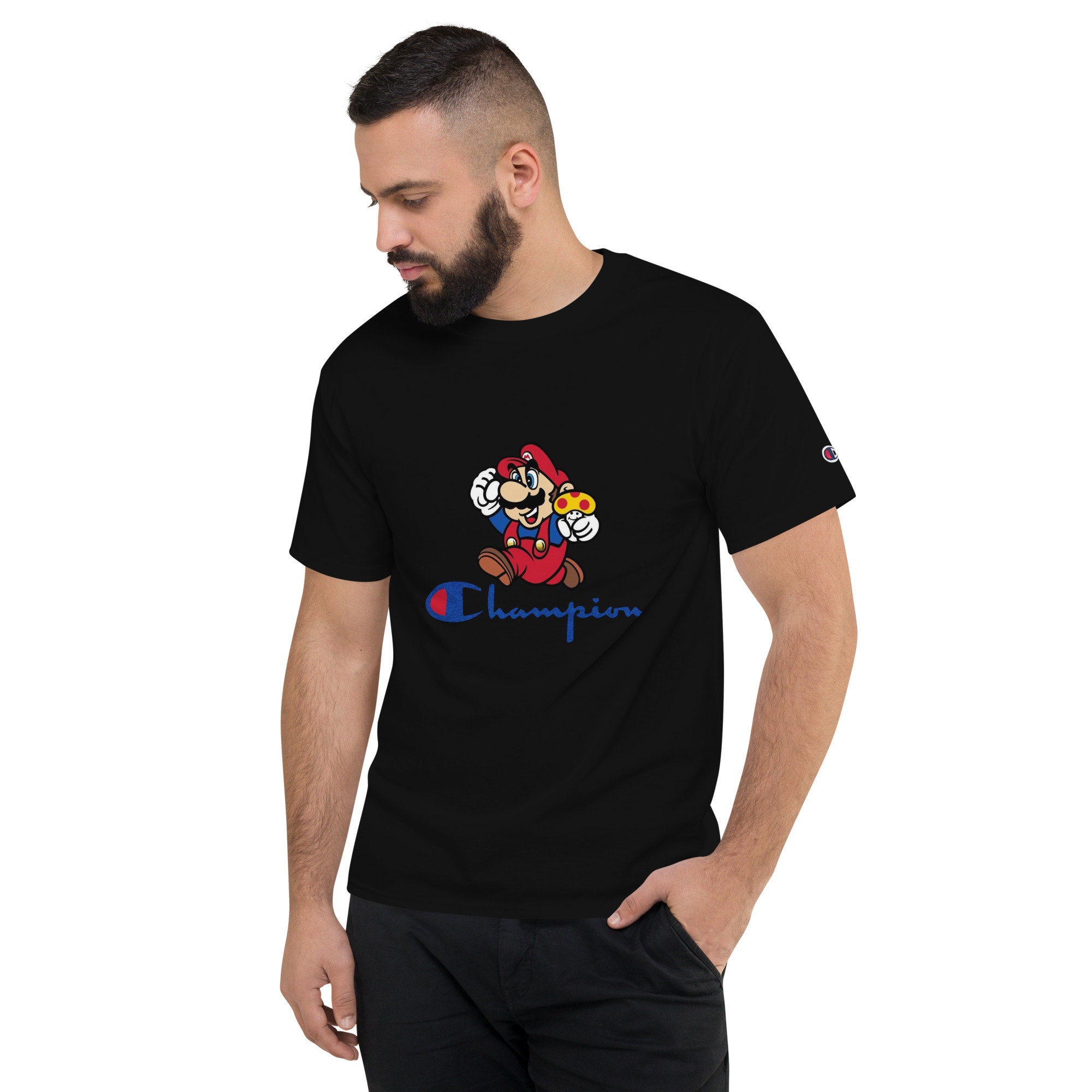 Retro Super Mario Champion T-shirt - Etsy