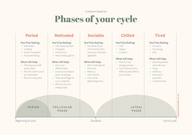 Daily Planner for Different Energy Levels - Etsy