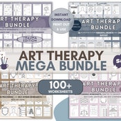 30 Art Therapy CBT Worksheets for Kids, Parents, Teachers, and ...