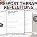 Pre and Post Therapy Notes Printable Mental Health Resource Dbt Therapy ...