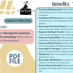 Art Therapy Worksheet Bundle for CBT Therapy Counseling Group Therapy ...