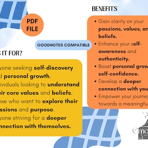 Mental Health Journal, Guided Self Discovery Workbook, Who Am I, Self ...