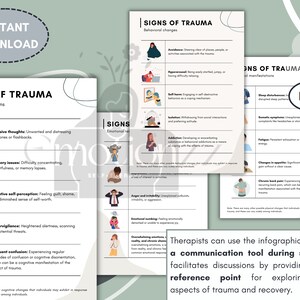 Printable Mental Health Journal, Counseling Tool for Trauma Healing ...