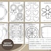 Printable Art Therapy Bundle, Emotional Regulation Worksheets, CBT Tool ...