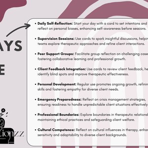 Guided Self Reflection Cards for Therapists, Therapy Printables ...