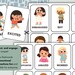 Printable Emotions Flashcards for Kids: Therapy & Homeschool (PDF) - Etsy