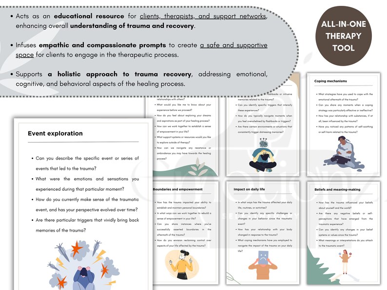 Trauma Healing Tools, Mental Health Journal, CBT Therapy, Self ...