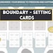 Therapy Cards for Setting Boundaries, Therapy Printable Game, Self-care ...