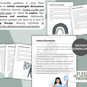 Art Therapy Bundle for Addiction Recovery, Counseling Tools, Mental ...