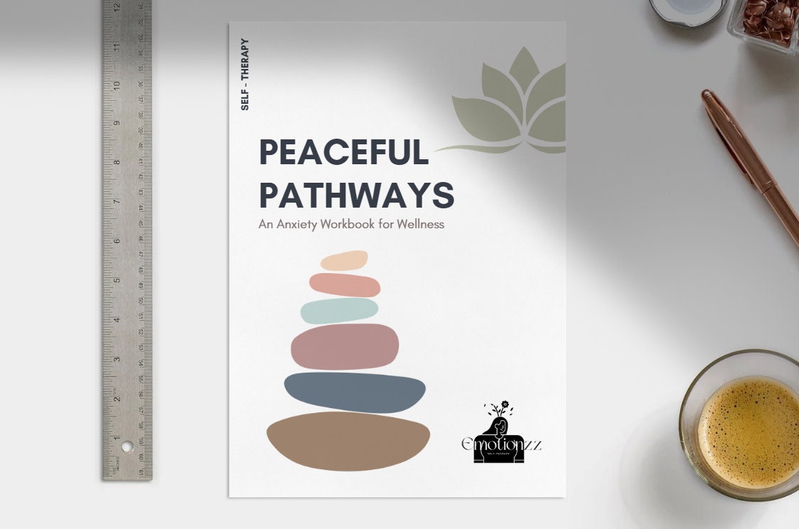 Anxiety Journal for Stress Relief, Emotional Support Workbook ...