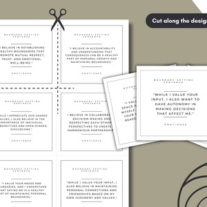 Therapy Cards for Setting Boundaries, Therapy Printable Game, Self-care ...