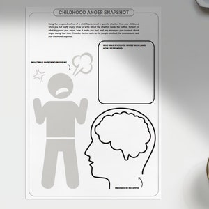 Anger Management Art Therapy Worksheets (PDF) - Etsy