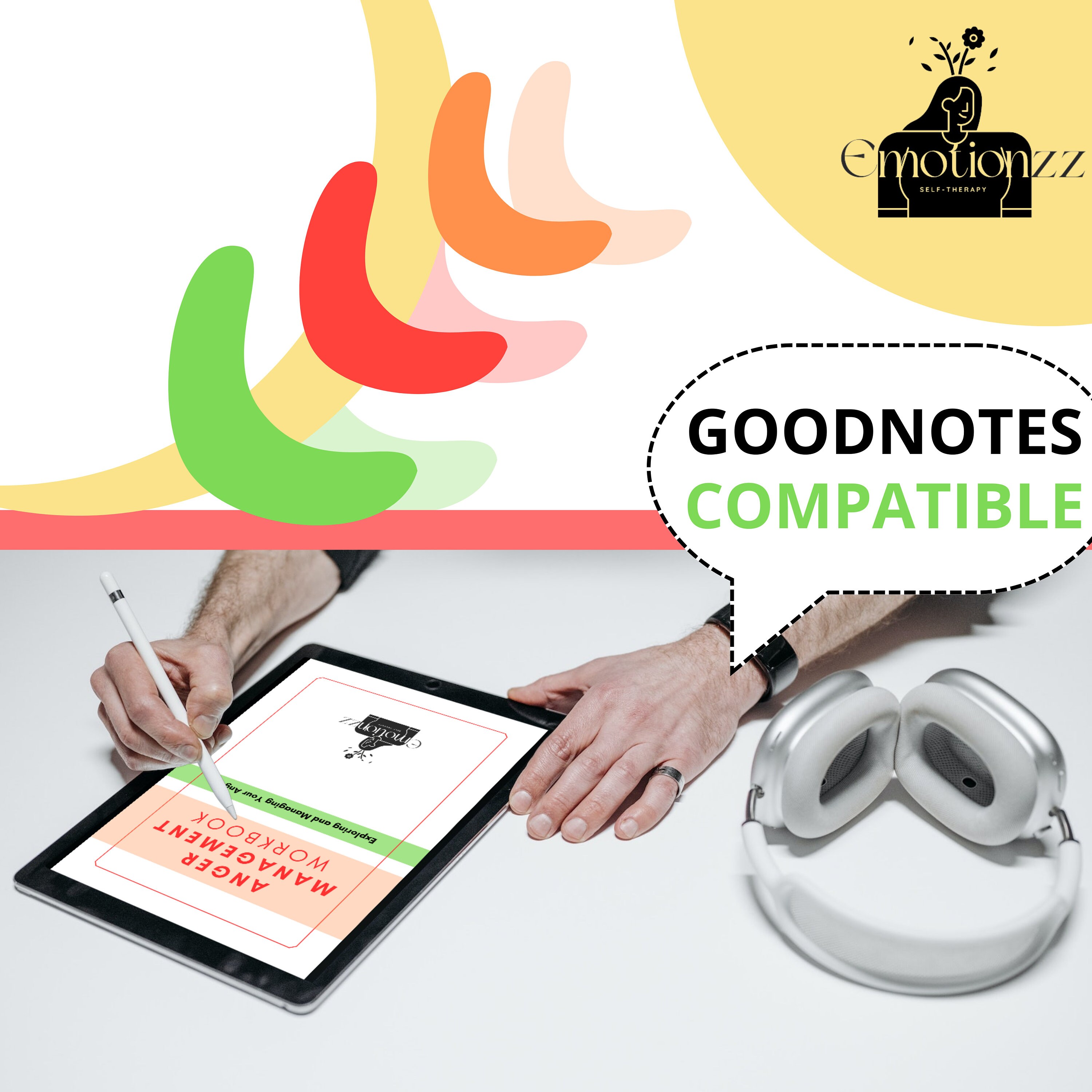 Anger Management Workbook for Emotional Regulation Self - Etsy