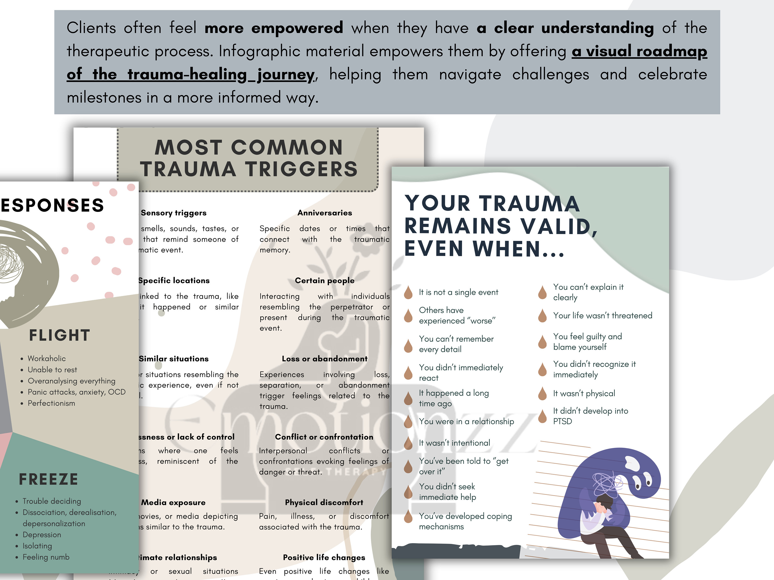 Printable Mental Health Journal, Counseling Tool for Trauma Healing ...