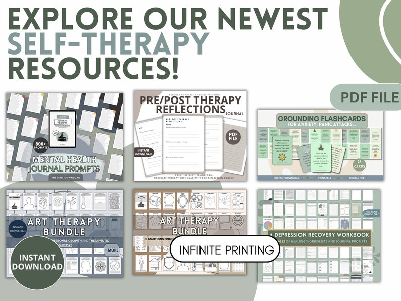 Somatic Therapy Grounding Cards, Anxiety Stress Relief, DBT Coping ...