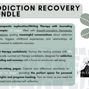 Art Therapy Bundle for Addiction Recovery, Counseling Tools, Mental ...