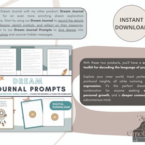 Guided Journal, Dream Therapy Workbook, Art Therapy, Printable CBT Tool ...