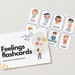 Printable Emotions Flashcards for Kids: Therapy & Homeschool (PDF) - Etsy