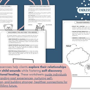 Art Therapy Worksheet Bundle for CBT Therapy Counseling Group Therapy ...