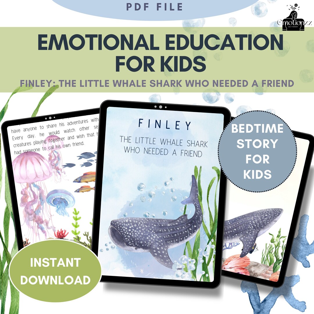 Children Book on Friendship, Emotional Awareness, Kids Therapy Tool ...