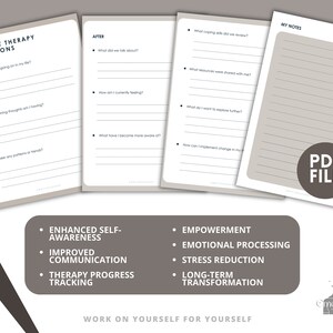 Pre and Post Therapy Notes Printable Mental Health Resource Dbt Therapy ...