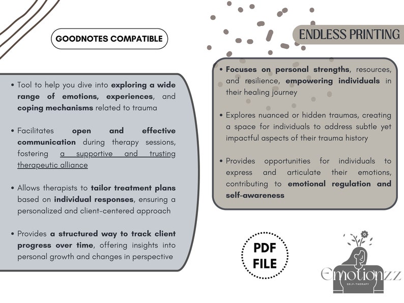 Trauma Healing Tools, Mental Health Journal, CBT Therapy, Self ...