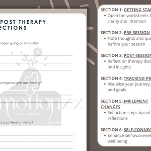 Pre and Post Therapy Notes Printable Mental Health Resource Dbt Therapy ...