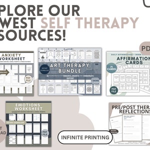 Guided Journal, Dream Therapy Workbook, Art Therapy, Printable CBT Tool ...