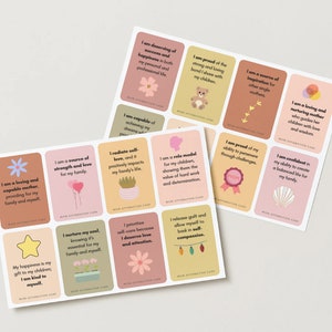 Single Mom Affirmation Cards: 40 Printable Flashcards (PDF) - Etsy